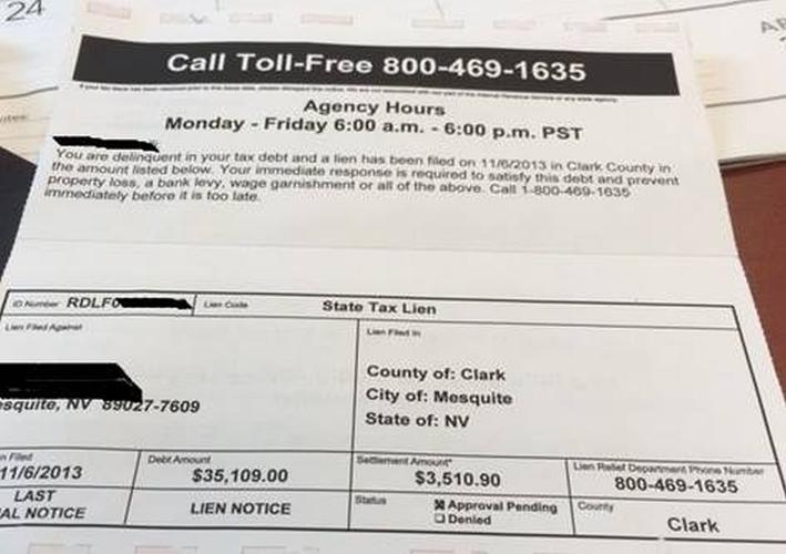 Tax lien scam hits Mesquite | Local News | stgeorgeutah.com
