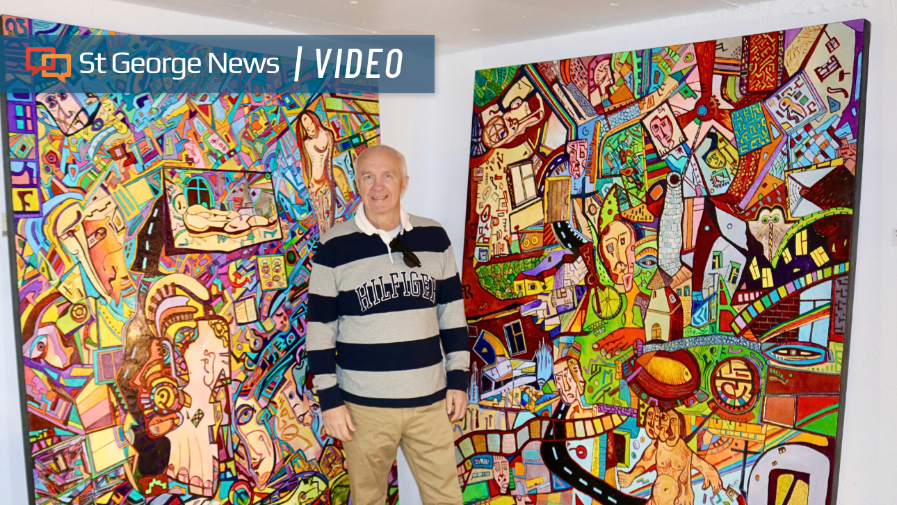 After dying twice, this artist’s visions are now alive on canvas in ...