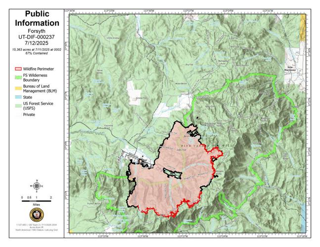 Scorching heat, extremely low humidity expected as Forsyth Fire battle ...