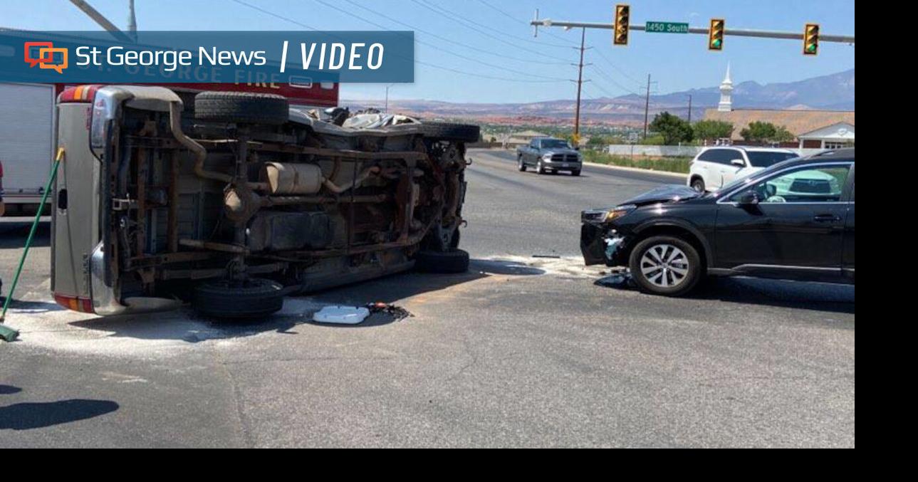 T-bone collision snarls afternoon traffic in St. George | Local News ...