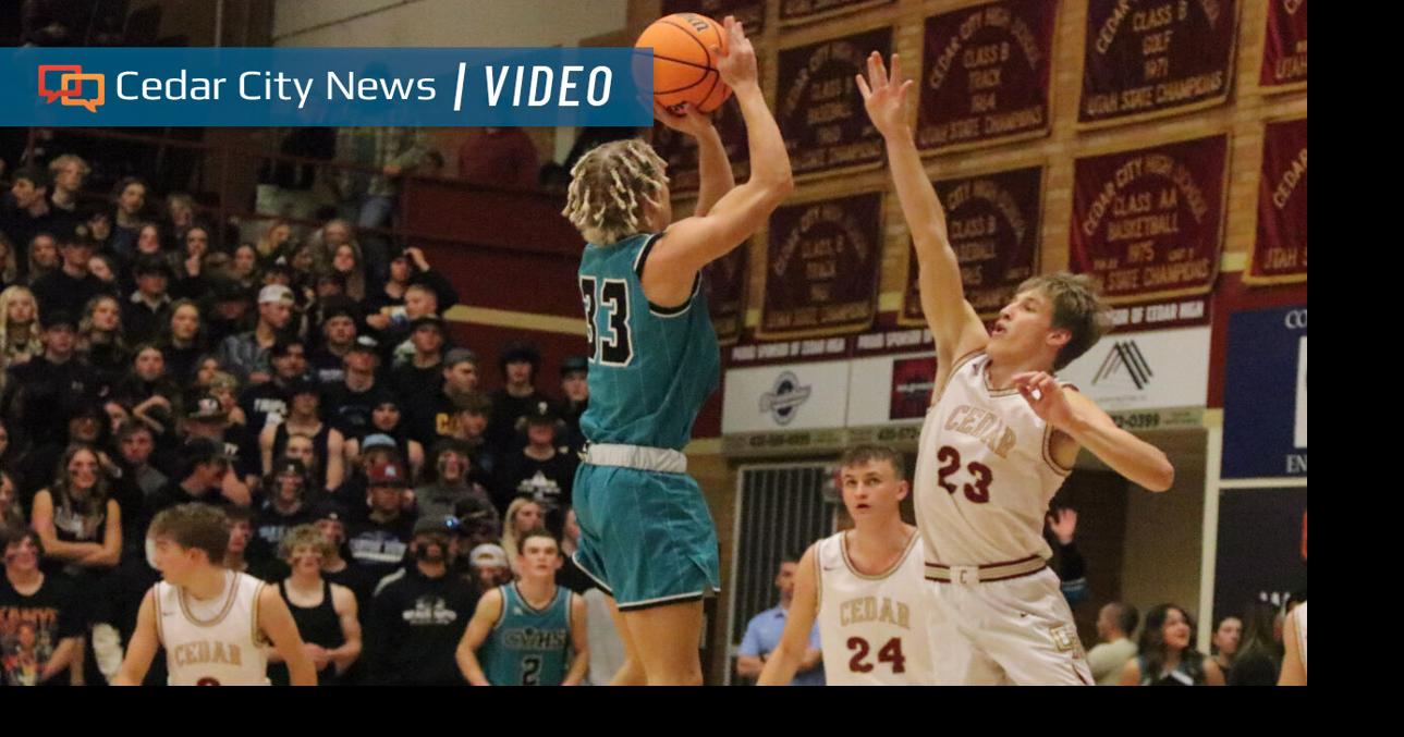 High school basketball: Cedar Reds split doubleheader with hometown ...