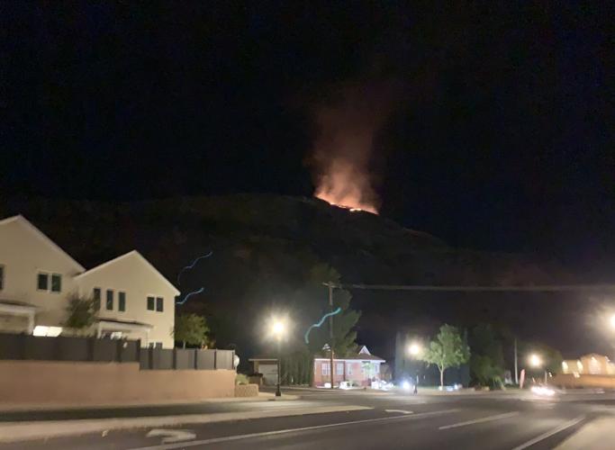Lightning strike ignites fire on Hurricane Hill, officials say | Local ...