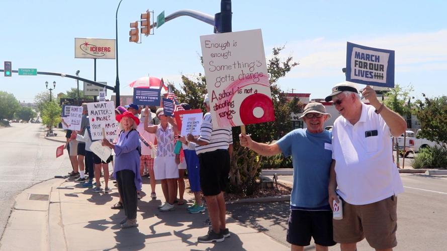 ‘In the wrong hands’: Protest march on St. George Boulevard calls for ... ‘In the wrong hands’: Protest march on St. George Boulevard calls for ...