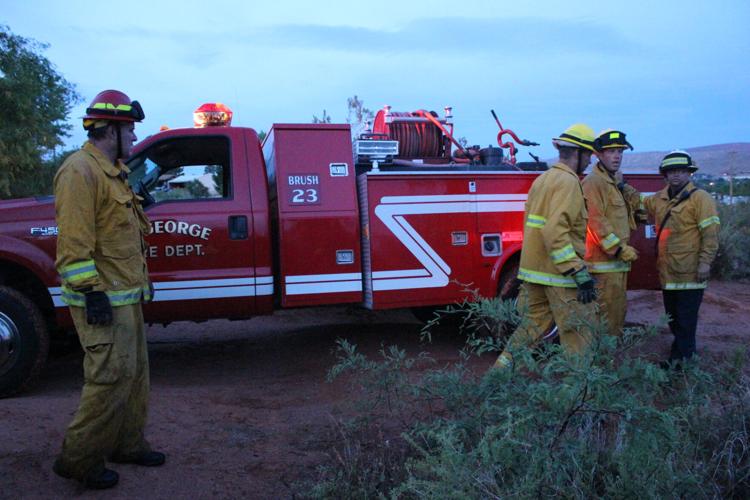 Brush fire ignites in undeveloped area of park in St. George | Local ...