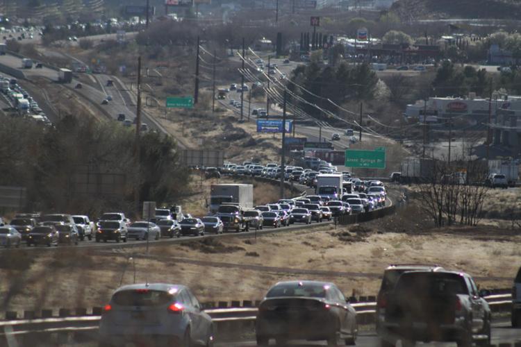Northbound traffic on I-15 comes to a standstill for nearly an hour ...