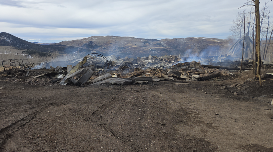 Multiple agencies respond as fire destroys cabin near Brian Head ...