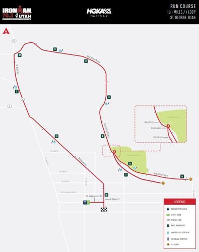 Triathlon events and road closure information for 2019 Ironman 70.3 St ...