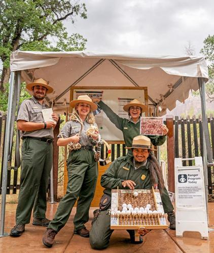 Rangers at Zion National Park help visitors connect with the park ...