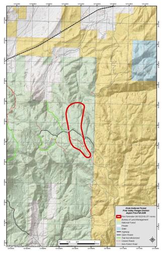 Aspen Fire: Fast-moving flames continue to devour terrain; winds halt ...