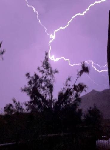 Photo gallery: Glimpses of lightning, rain and sporadic hail from storm ...