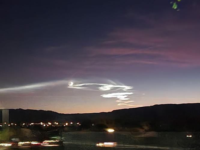 Rocket launch blazes a trail across Southern Utah’s western sky | Local ...