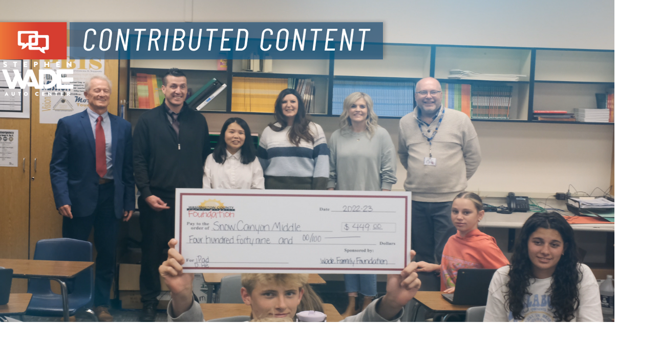 Investing in Southern Utah’s future: Stephen Wade Auto Center donates ...