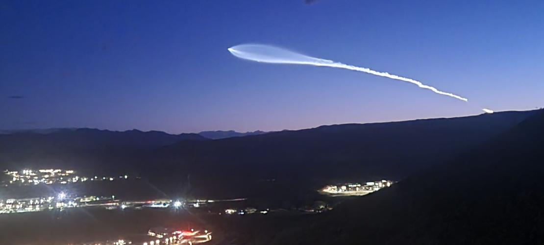 Photo gallery: Sunset rocket launch shines in Southern Utah sky | Local ...