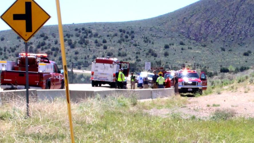 Multiple agencies respond to crash off Veyo bridge that actually ...