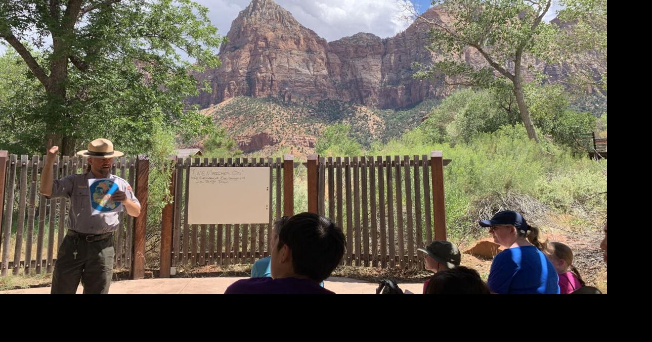 Rangers at Zion National Park help visitors connect with the park ...