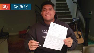 Pine View defensive end Brooks Maile signs to play football for BYU ...