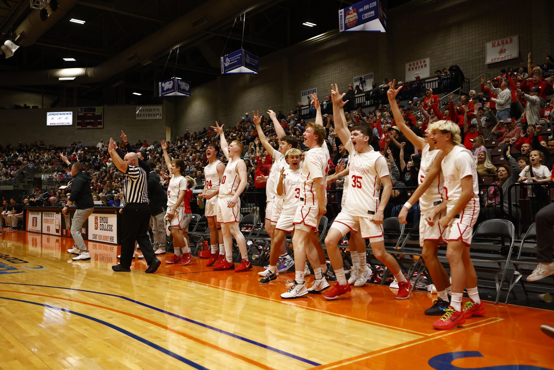 Kanab Cowboys defeat South Sevier to claim state 2A boys basketball ...