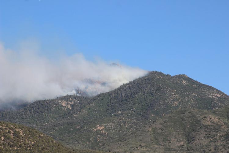 Wildfire on west side of Pine Valley Mountains grows to over 100 acres ...