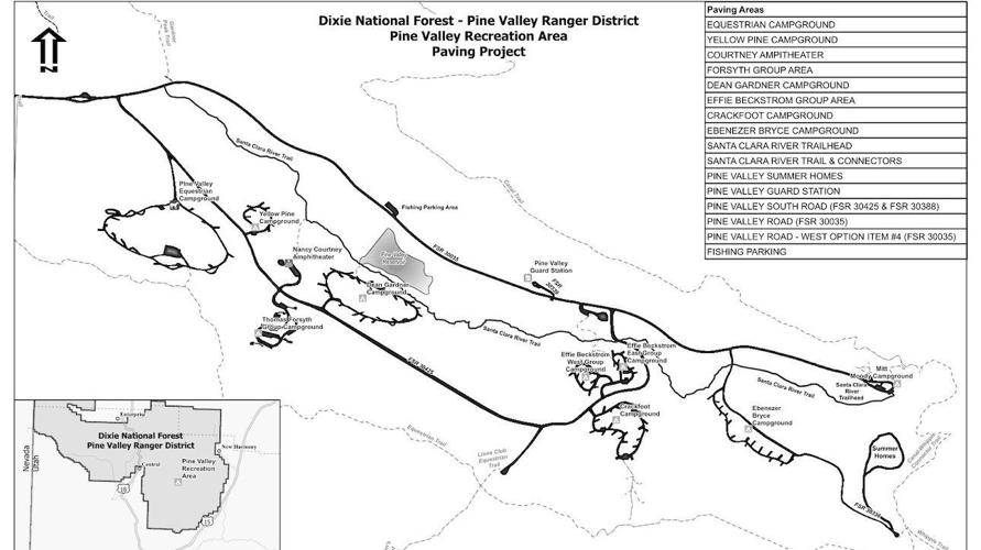 Road upgrades planned for Pine Valley Recreation Area, campgrounds and ...