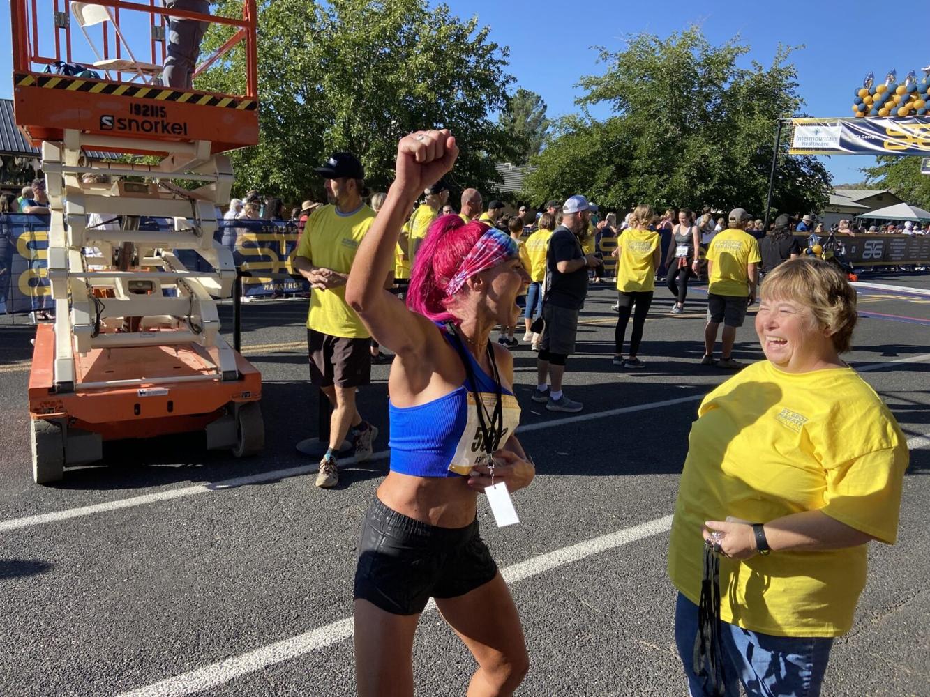 St. George runner Ashley Paulson breaks world record in 100-mile ...