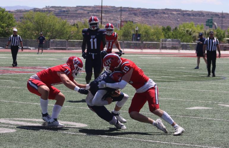 Utah Tech football: New coach Lance Anderson conducts Spring game ...