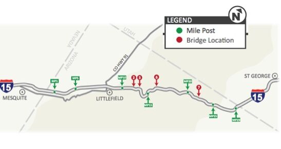 Traffic Advisory: Southbound I-15 travel through gorge returns to ...