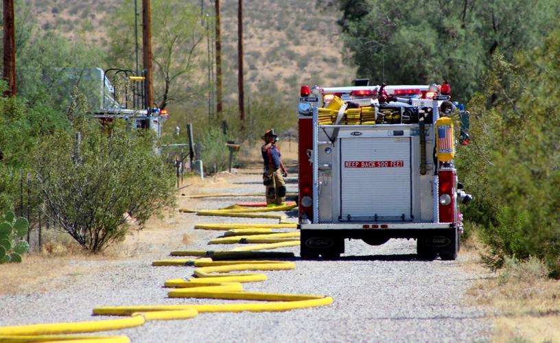 5 agencies respond to simultaneous fires in Littlefield; 1 home lost ...