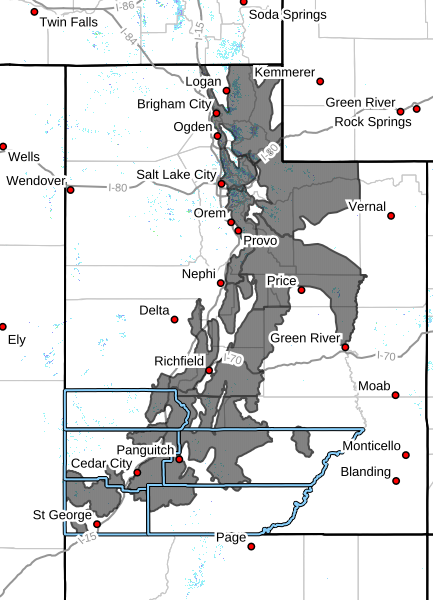 Statewide avalanche warning issued for those trekking to Utah’s ...