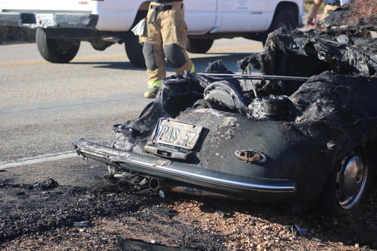 Porsche fire causes cascade of traffic congestion around Foremaster ...