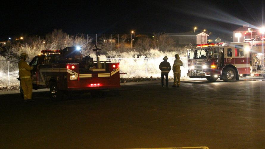 Fire crews douse brush fire by elementary school | Local News ...