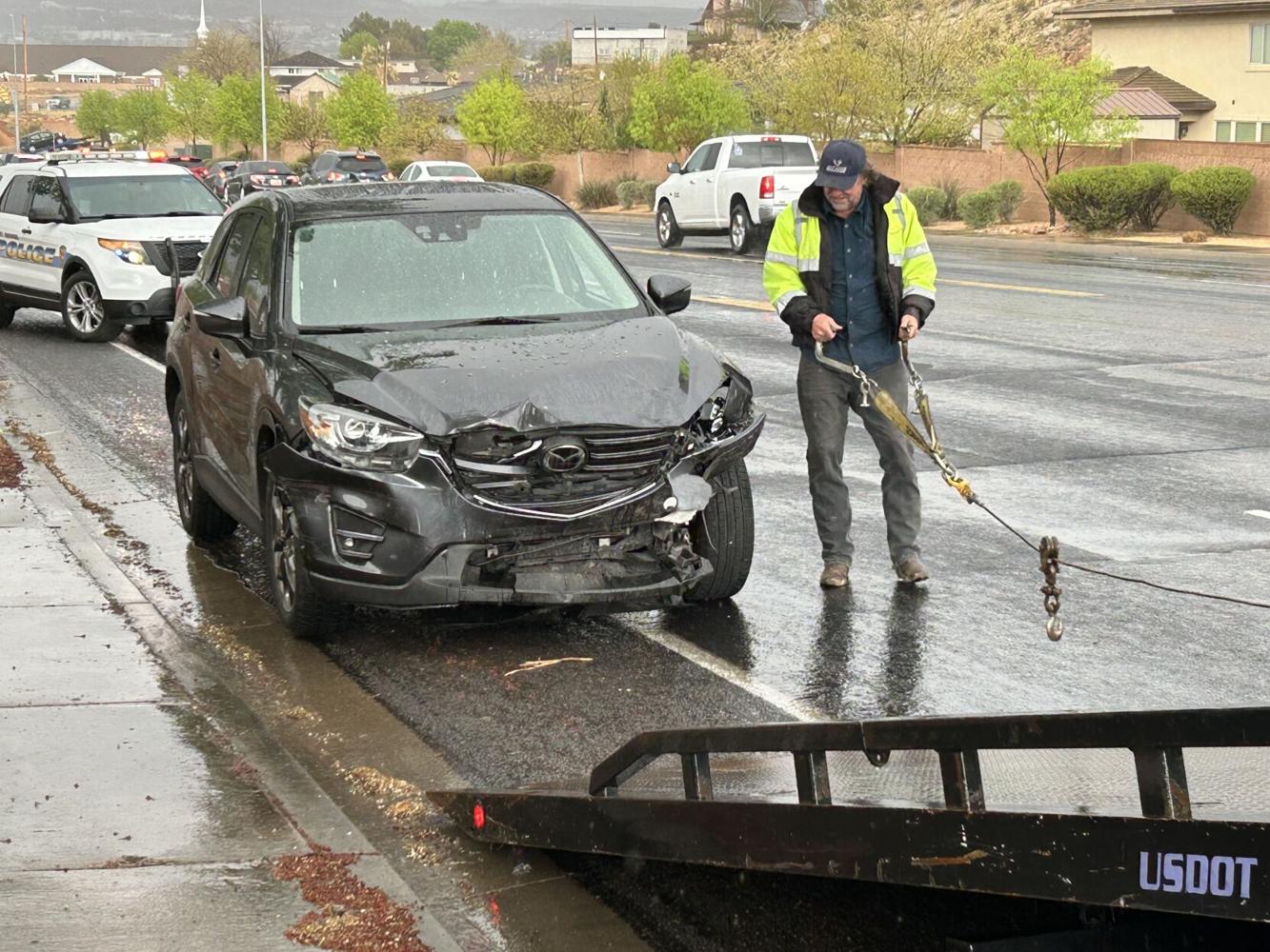 3 sent to hospital after chain of fender benders on River Road during ...
