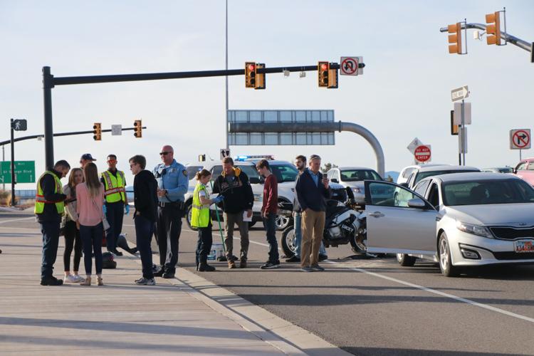Motorcyclist rear ends car on St. George Boulevard | Local News ...