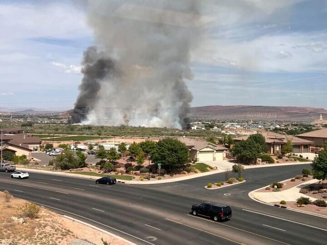 News LIVE: Brush fire threatens structures near Mall Drive in St ...