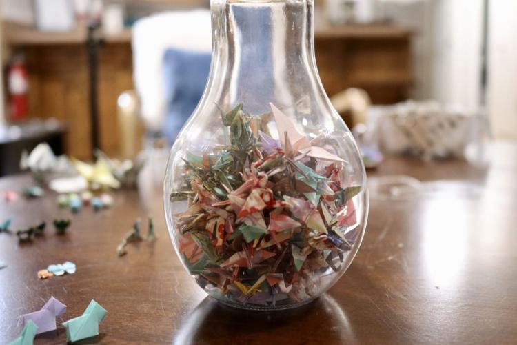 Check out these paper crane creations: This Hurricane artist turns ...