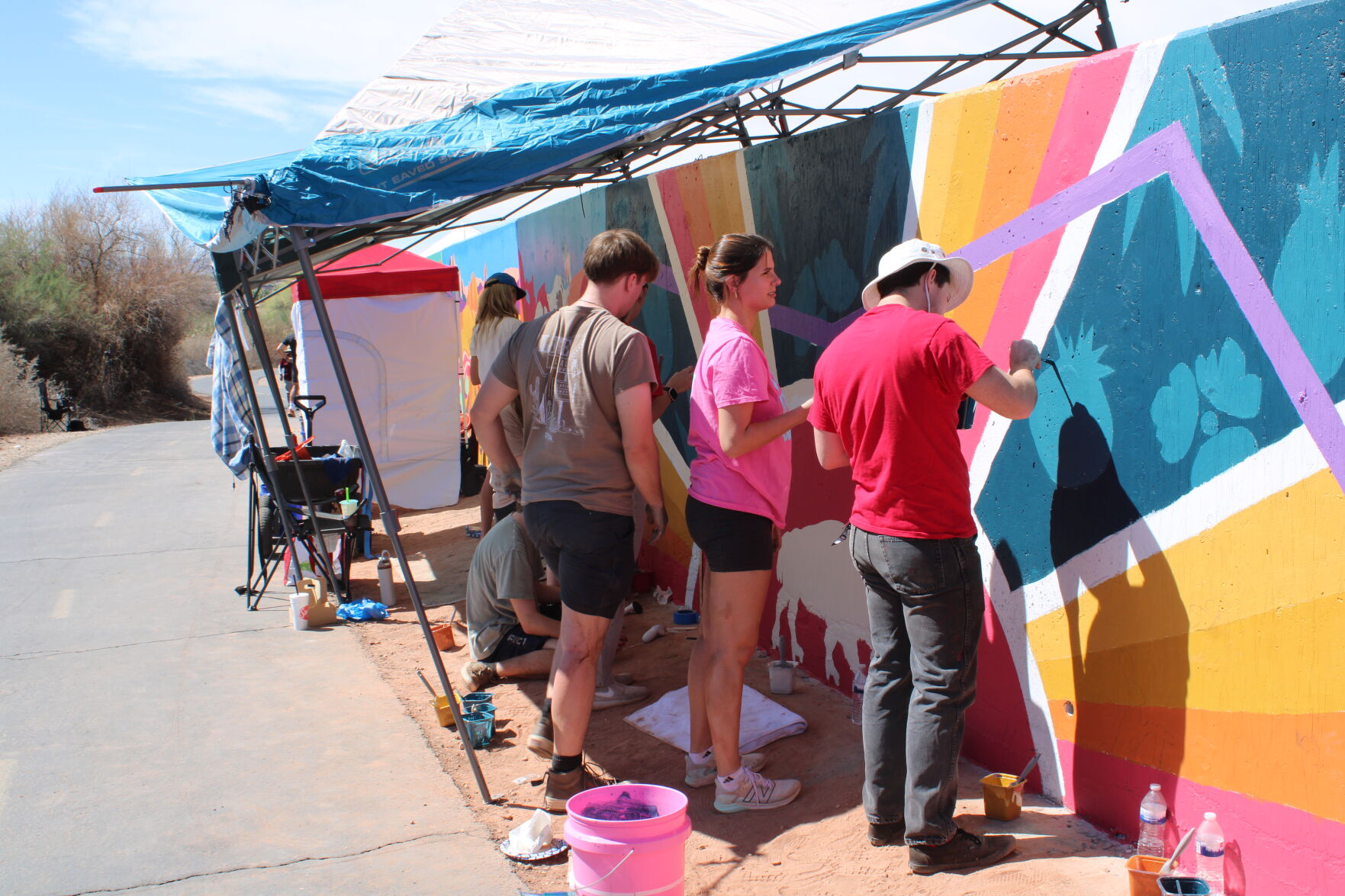 St. George mural project brings 20 artists together along Mayor’s Loop ...