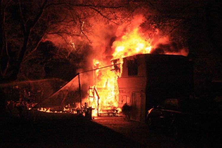 Late night fire destroys trailer, kills 2 dogs; STGnews Photo Gallery ...