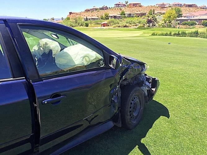 Scion ricochets onto golf course fairway during crash | Local News ...