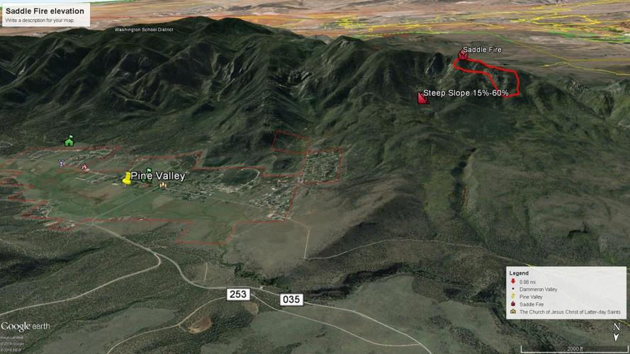 Mandatory evacuation lifted for Pine Valley homes in Saddle Fire area ...