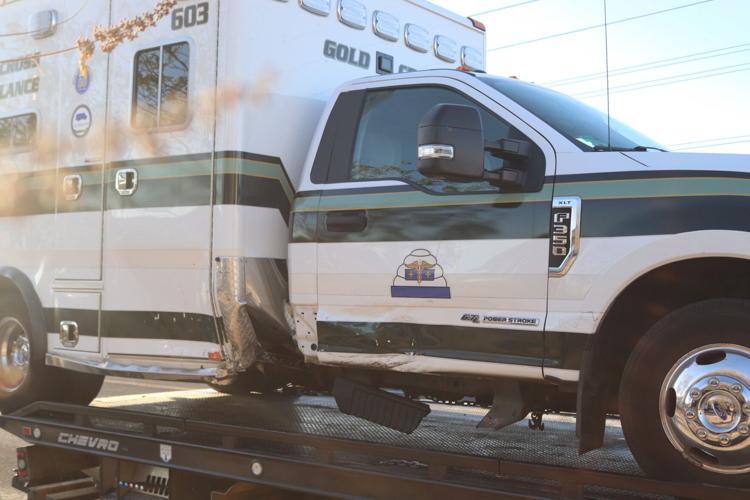 Car collides with ambulance passing through Riverside Drive ...