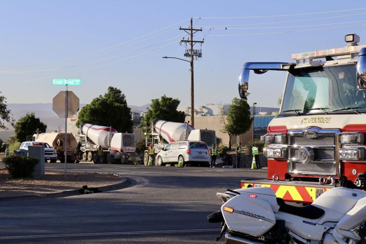 Police: Cement truck smashes into car on River Road, injuring teen ...