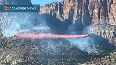Saddle Fire still 0% contained near Southern Utah border, drone grounds ...