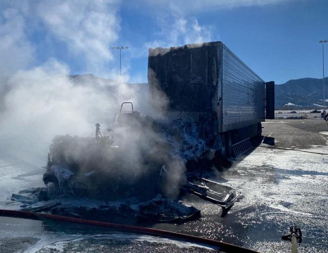 Semi destroyed in fire at Parowan truck stop | Flood And Fire ...