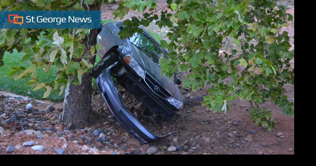Car goes flying off I-15 off-ramp | Local News | stgeorgeutah.com