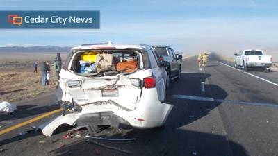 Holiday traffic jams as 6-mile stretch of I-15 in Iron County sees 4 ...