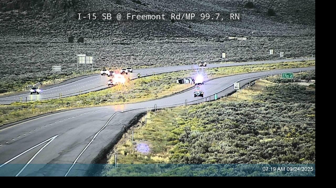 UHP: 2 men airlifted to hospital following rollover crash on I-15 in ...