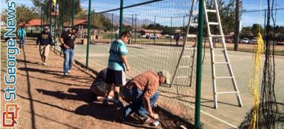 Rotary, Parks Division complete futsal court at JC Snow Park ...