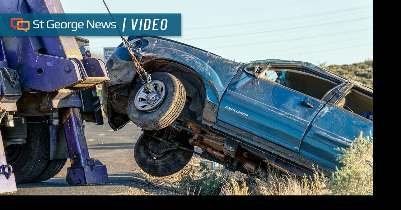 Man rolls truck towing oversized load, crashes through fence near Dixie ...