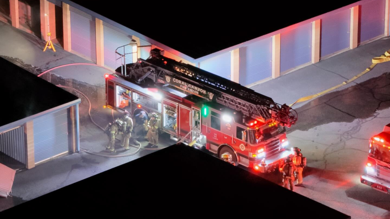 Storage unit fire erupts in Hurricane, drawing multiple agencies ...