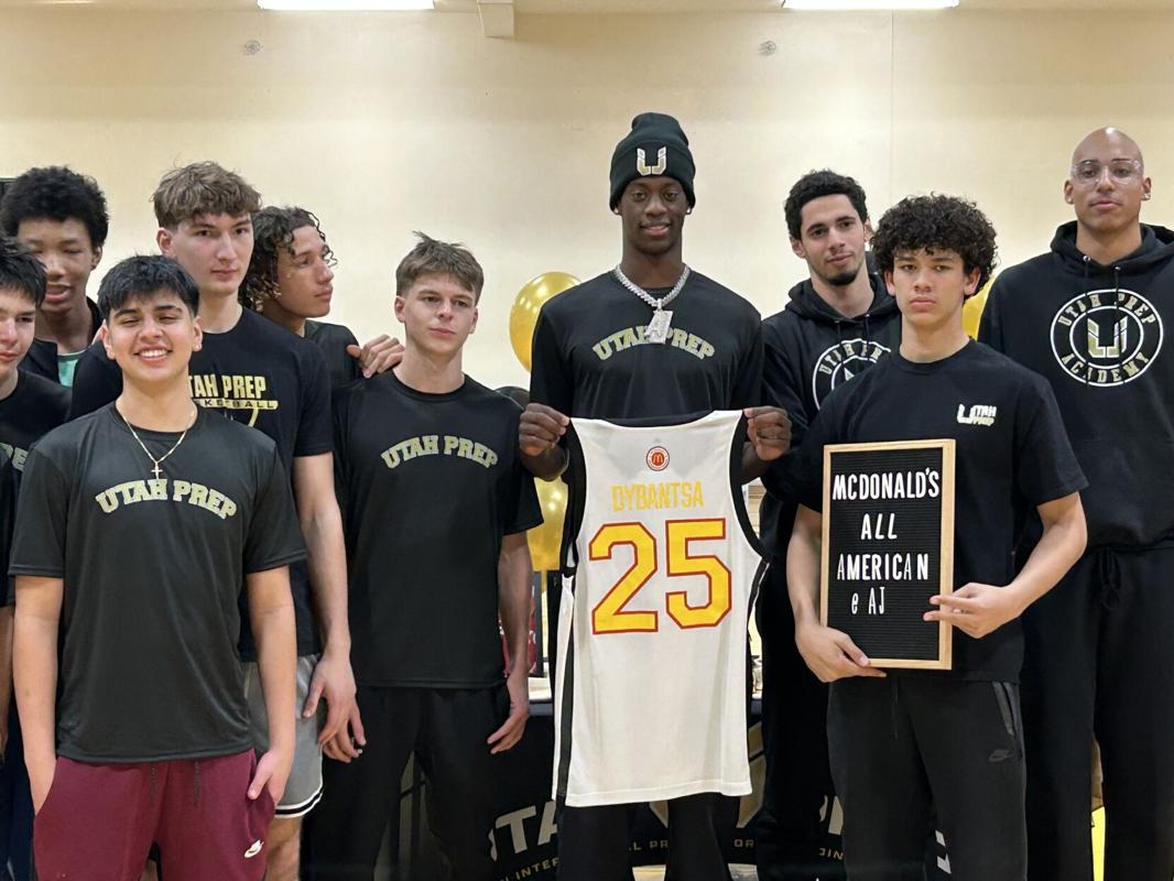 Utah Prep Academy’s AJ Dybantsa collects his McDonald’s All American jersey in ceremony | Sports ...