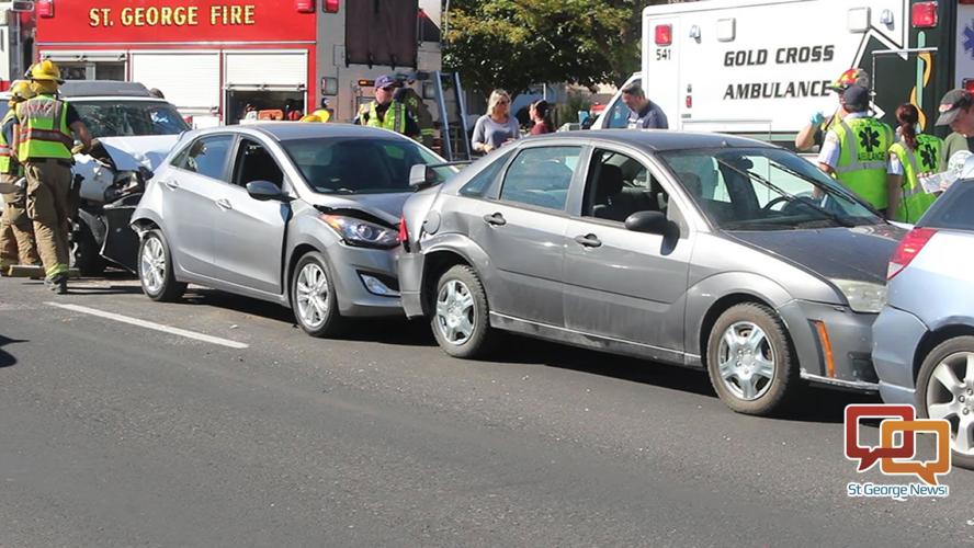 6-car chain reaction collision; 1 to hospital | Local News ...